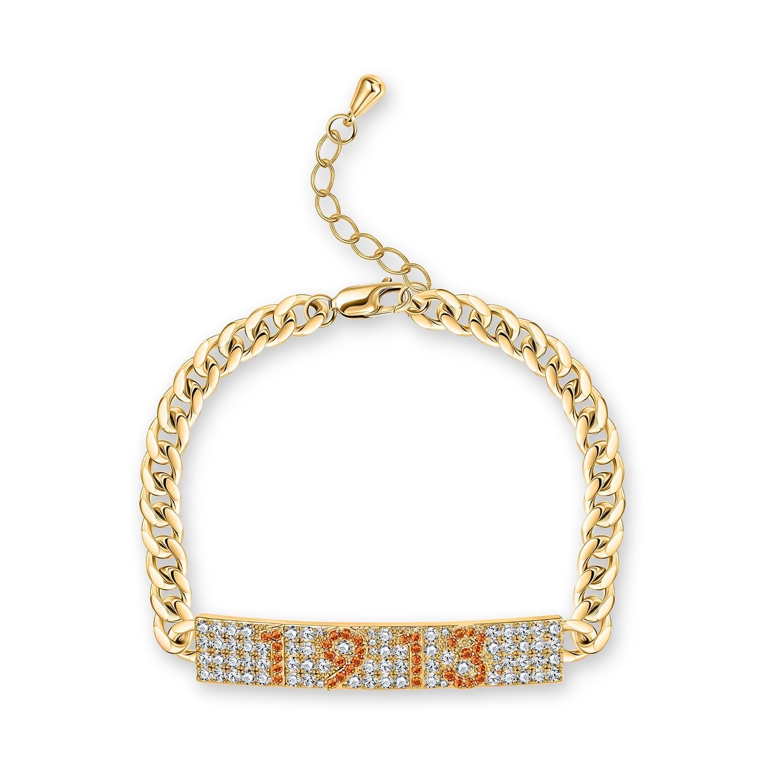 1913 Crystal Bracelet-Gold – Shop1913 by RG Apparel Co.