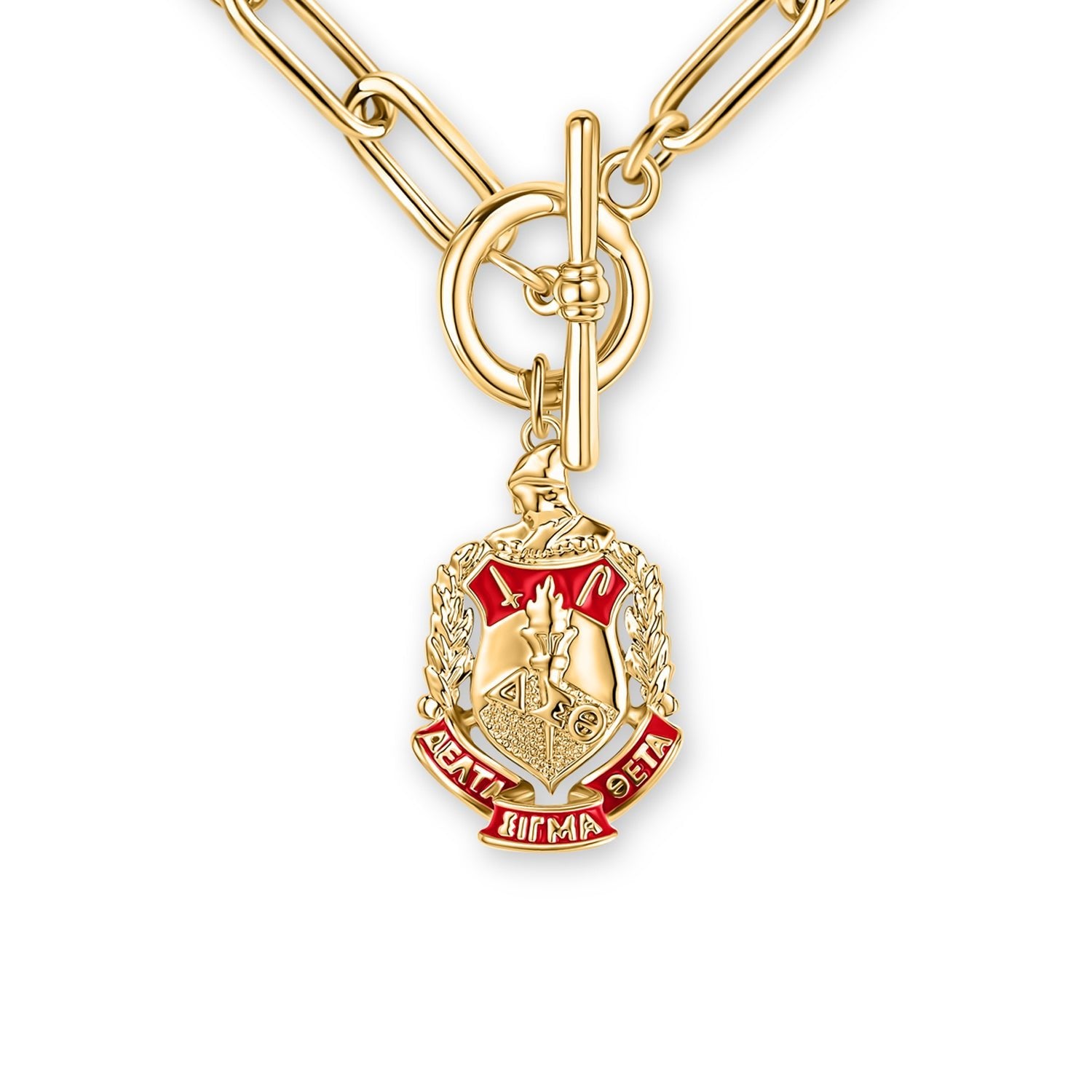 Delta Shield Toggle Necklace-Gold – Shop1913 by RG Apparel Co.